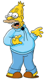 Abe Simpson-zapomnětlivý otec Homera Simpsona :: Simpsonovi123